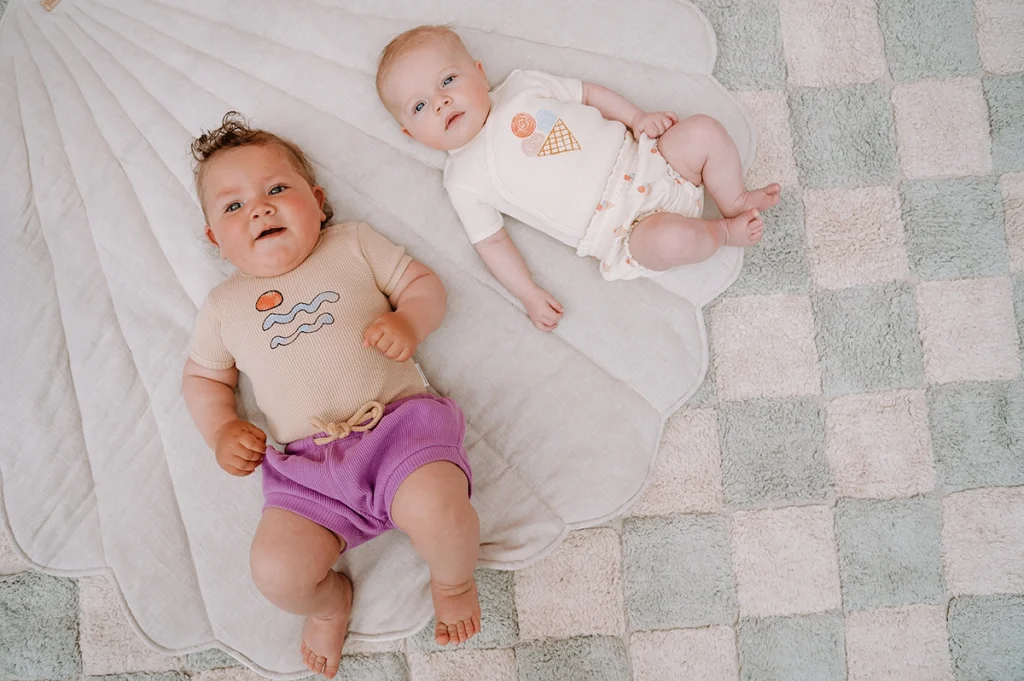 Waffle baby short - Sproet Sprout